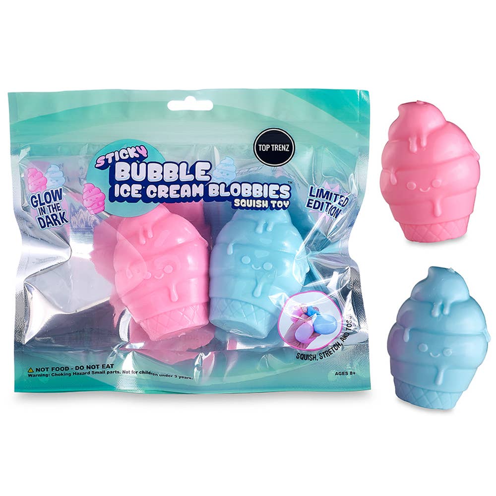 Sticky Bubble Ice Cream Blobbies – Pink Dinosaur Boutique