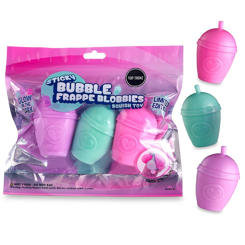 Sticky Bubble Frappe Blobbies – Pink Dinosaur Boutique